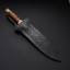CUSTOM HANDMADE D2 TOOL STEEL HUNTING KNIFE DAGGER KNIFE SURVIVAL KNIFE ...