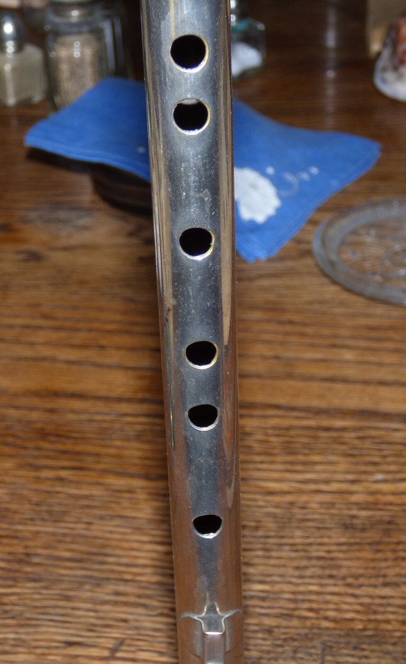 Vintage AP&M Silver-Tone Saxette Flute Lyre Holder Collectible Music ...