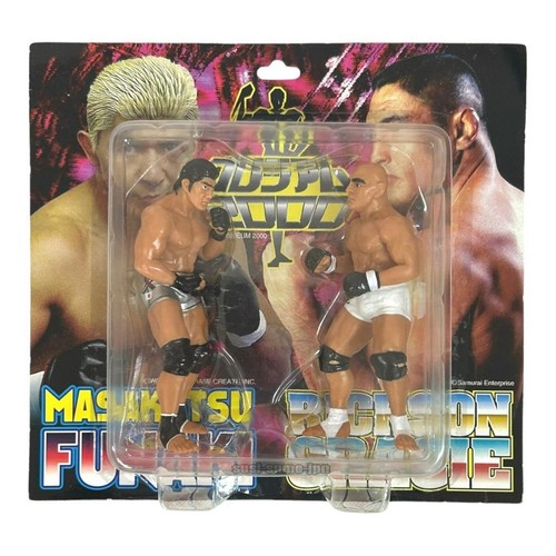 RICKSON GRACIE Funaki FIGURE MMA PRIDE BUSHIDO regend Coliseum 2000 ...