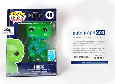 MARK RUFFALO AUTOGRAPH SIGNED HULK INFINITY SAGA MARVEL FUNKO POP 48 ...