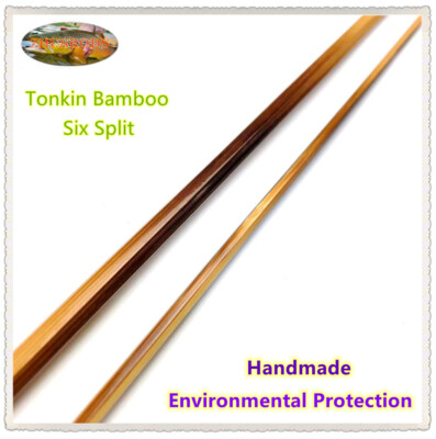 ZHUSRODS Flame bamboo fly rod blank 6'0"~8'0" / 2 Sections Vintage ...