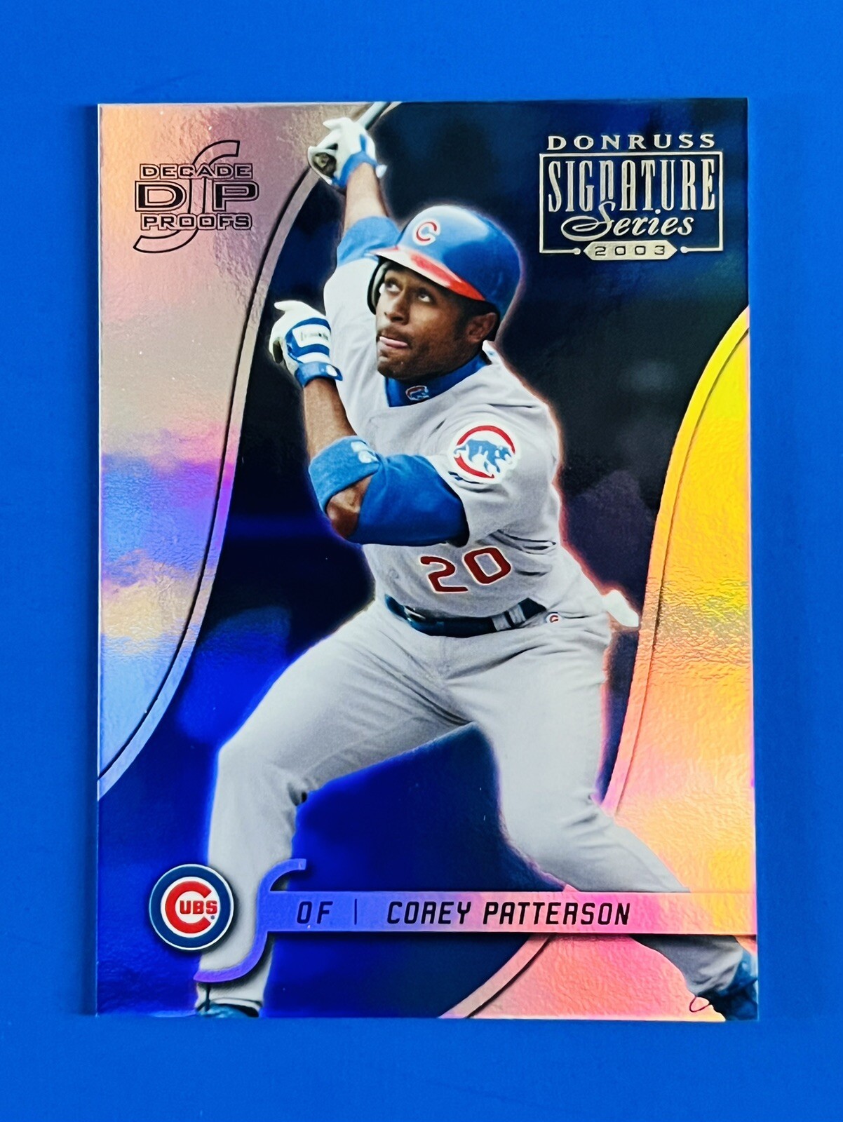 2003 Donruss Signature Series Corey Patterson Decade Proofs Card #17 ...