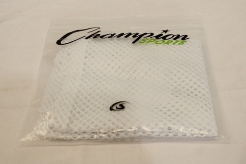 Champion Sports Mesh Drawstring Equipment Bag EG7 White Size 24x36 NEW ...