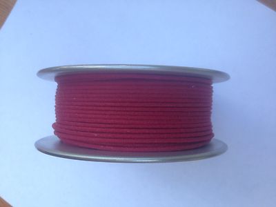 Wire-Plex™ CLOTH COVERED C24 RED 24-GAUGE WIRE 100 ft PREWAR LIONEL, A ...
