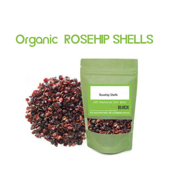 [Certified Organic] ROSEHIP SHELLS Dried Rosa Canina Rose Hip Tea Herbs ...