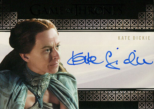 2020 RITTENHOUSE GAME OF THRONES SEASON 8 KATE DICKIE AUTOGRAPH CARD | eBay