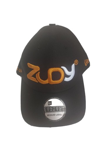 NEW ERA ZUDY Golf Cap Size M-L Embroidered Contour Stretch Logo Wheels ...