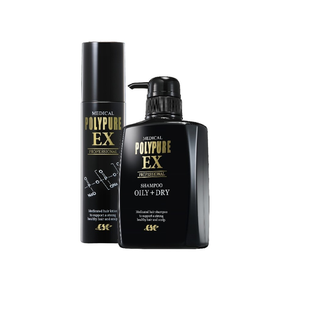 DHL EXPRESS DUO POLYPURE EX SHAMPOO + POLYPURE EX LOTION HAIR LOSS ...