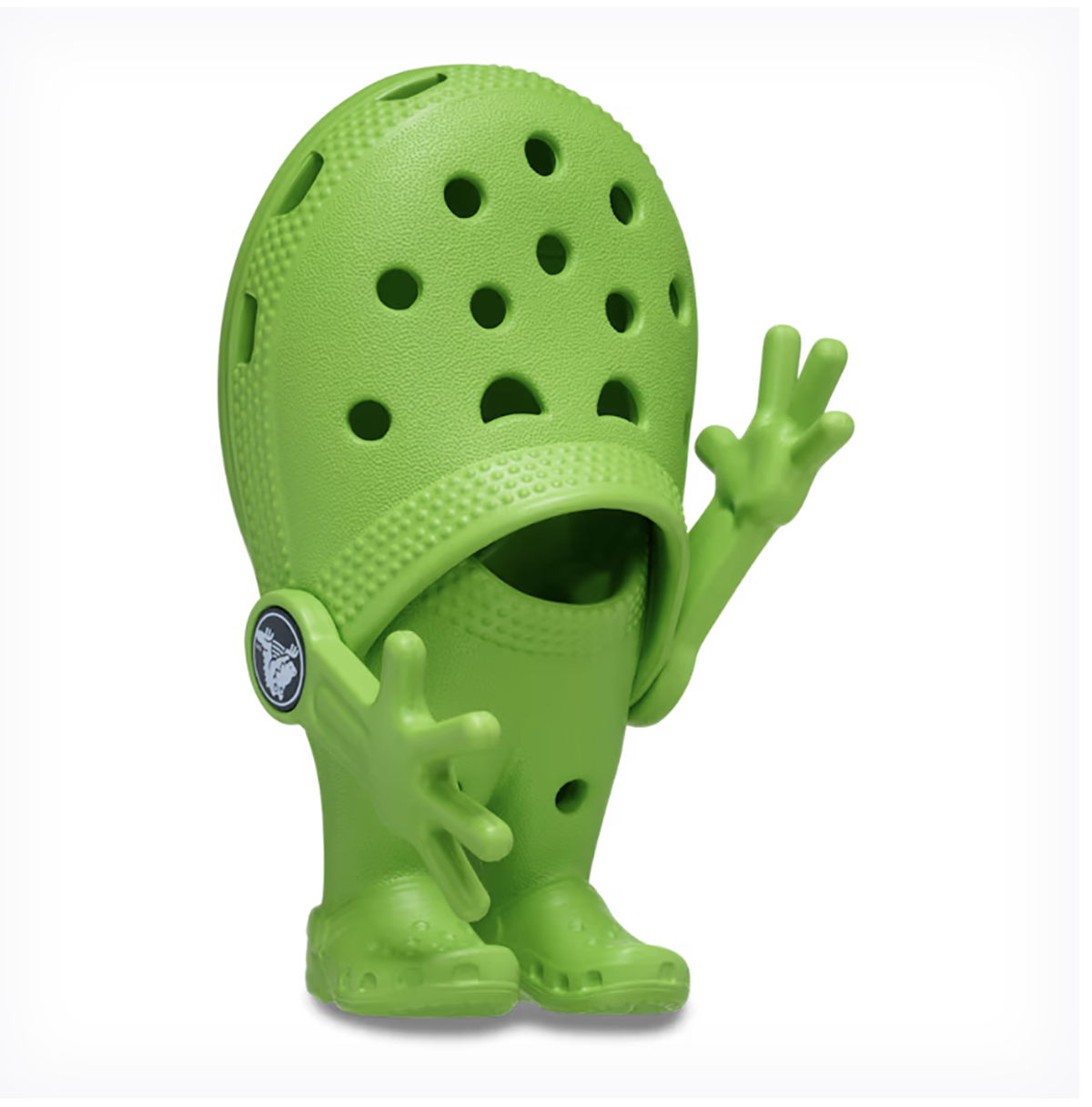 CROCS New Lil Classic Accessories 212415, GREEN/ PINK/ YELLOW, Height ...