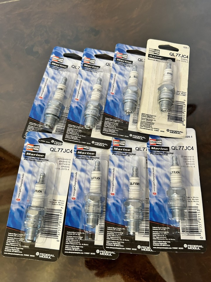 (QTY 8) Champion Spark Plug 828-1 QL77JC4 for Marine Small Engine | eBay