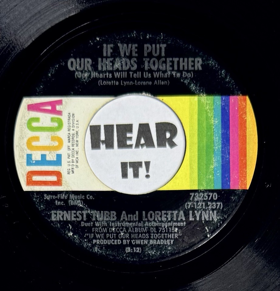 HOt Country Bopper Duet 45 LORETTA LYNN & ERNEST TUBB I Chased You DECCA hear | eBay