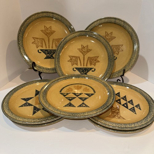VTG Pfaltzgraff MAFA America pattern dinner plates SET OF 8- 10 inch | eBay