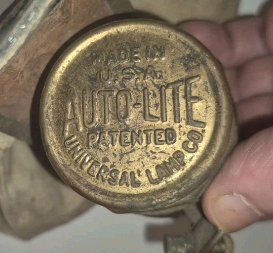 Miner's Soft Cap w/ Auto-Lite Carbide Lamp Antique Mining As Is | eBay