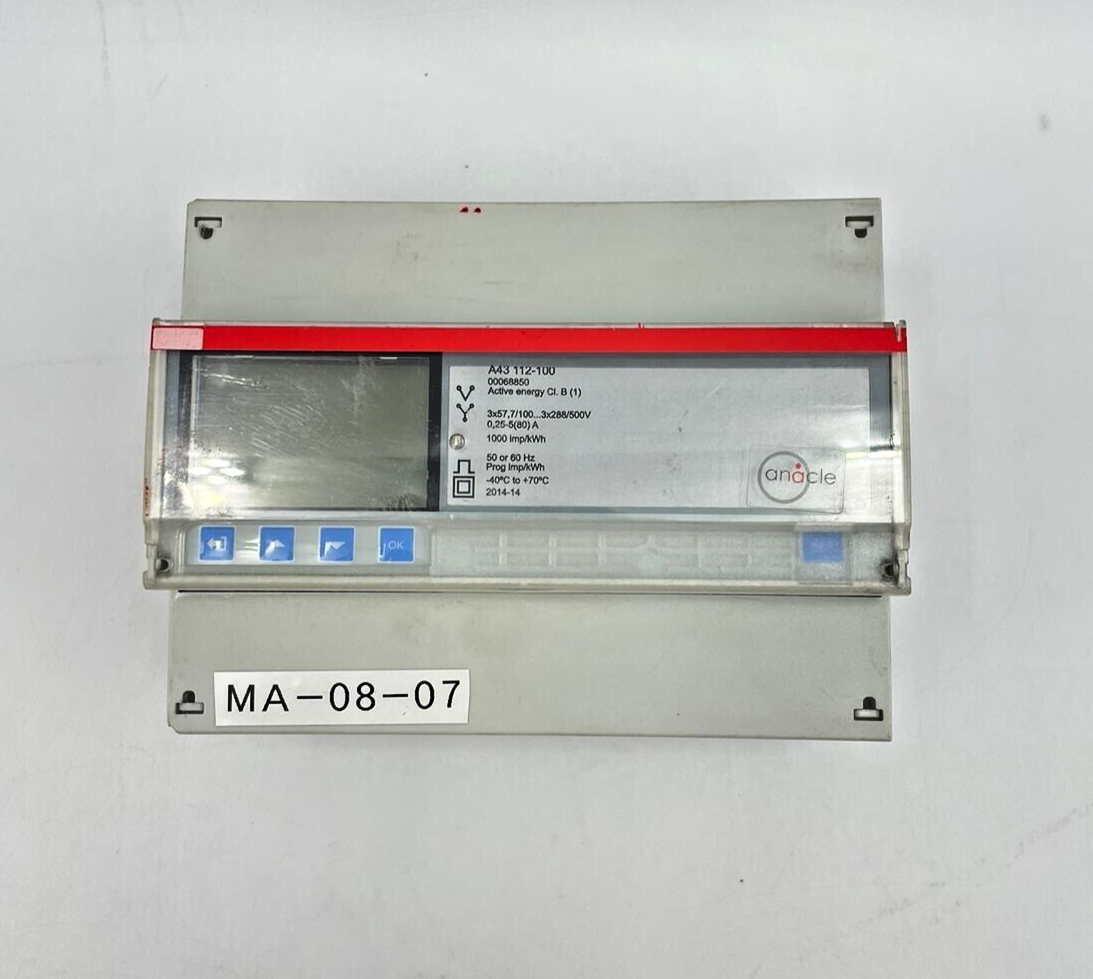 ABB A43 112-100 Active Energy power Meter Used A43112-100 ...