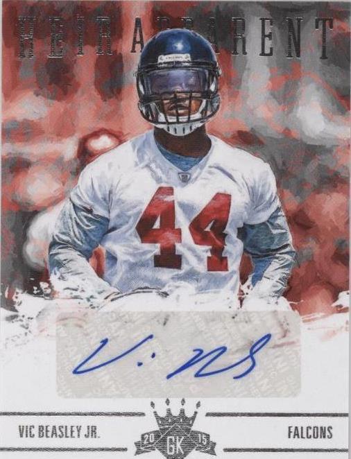 2015 Panini Gridiron Kings - Heir Apparent Vic Beasley #HA-VB /99 (AU ...