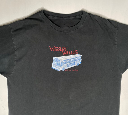 Wesley Willis Get On The Bus Shirt Short Sleeve Black Unisex S-2345XL ...