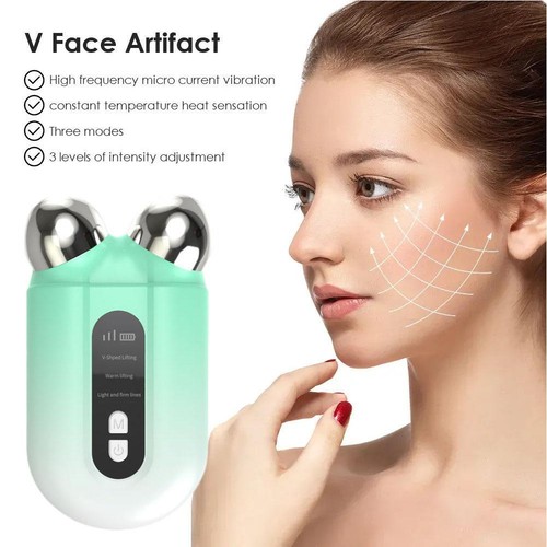 EMS Facial Massager Roller Microcurrent Face Lifting Machine V-Face ...