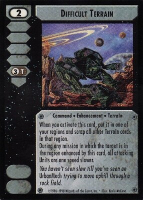 4x Difficult Terrain- U Ungraded Commander's Edition - Battletech | eBay
