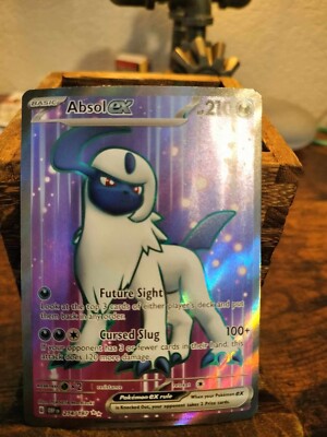 Pokemon Scarlet & Violet Obsidian Flames Absol ex 214/197 Full Art ...