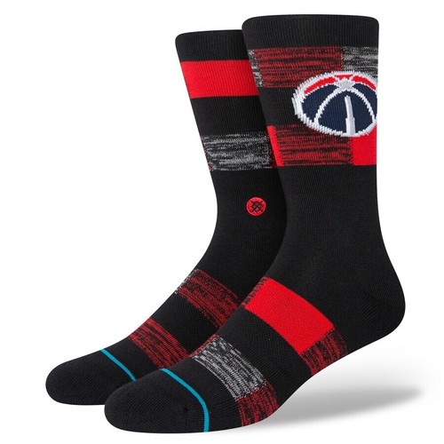 Stance Adult Black Crew Cotton NBA Basketball Washington Wizards ...