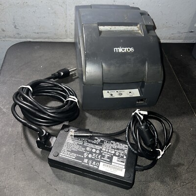 MICROS EPSON TM-U220B M188B Dot Matrix POS Receipt Printer Ethernet w ...