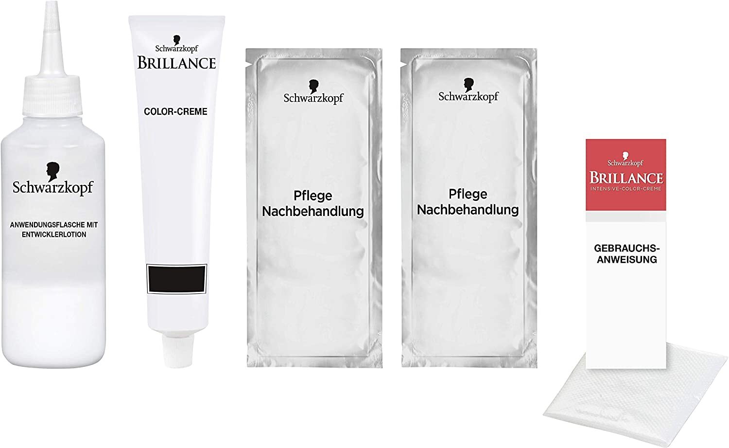 3 x SCHWARZKOPF BRILLANCE Intensiv-Color-Creme 876 Edelmahagoni ( 3 x 143 ml ) | eBay