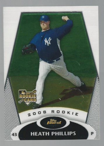 2008 Finest Chicago White Sox Baseball Card #132 Heath Phillips Rookie ...