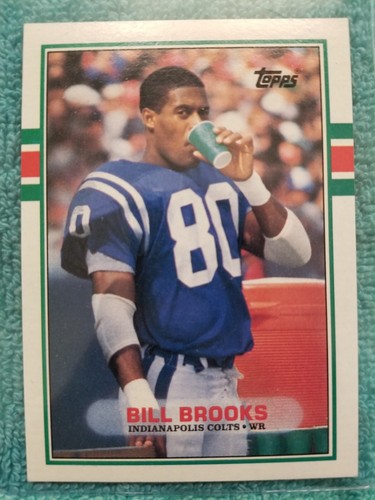 1989 TOPPS BILL BROOKS #213 INDIANAPOLIS COLTS | eBay