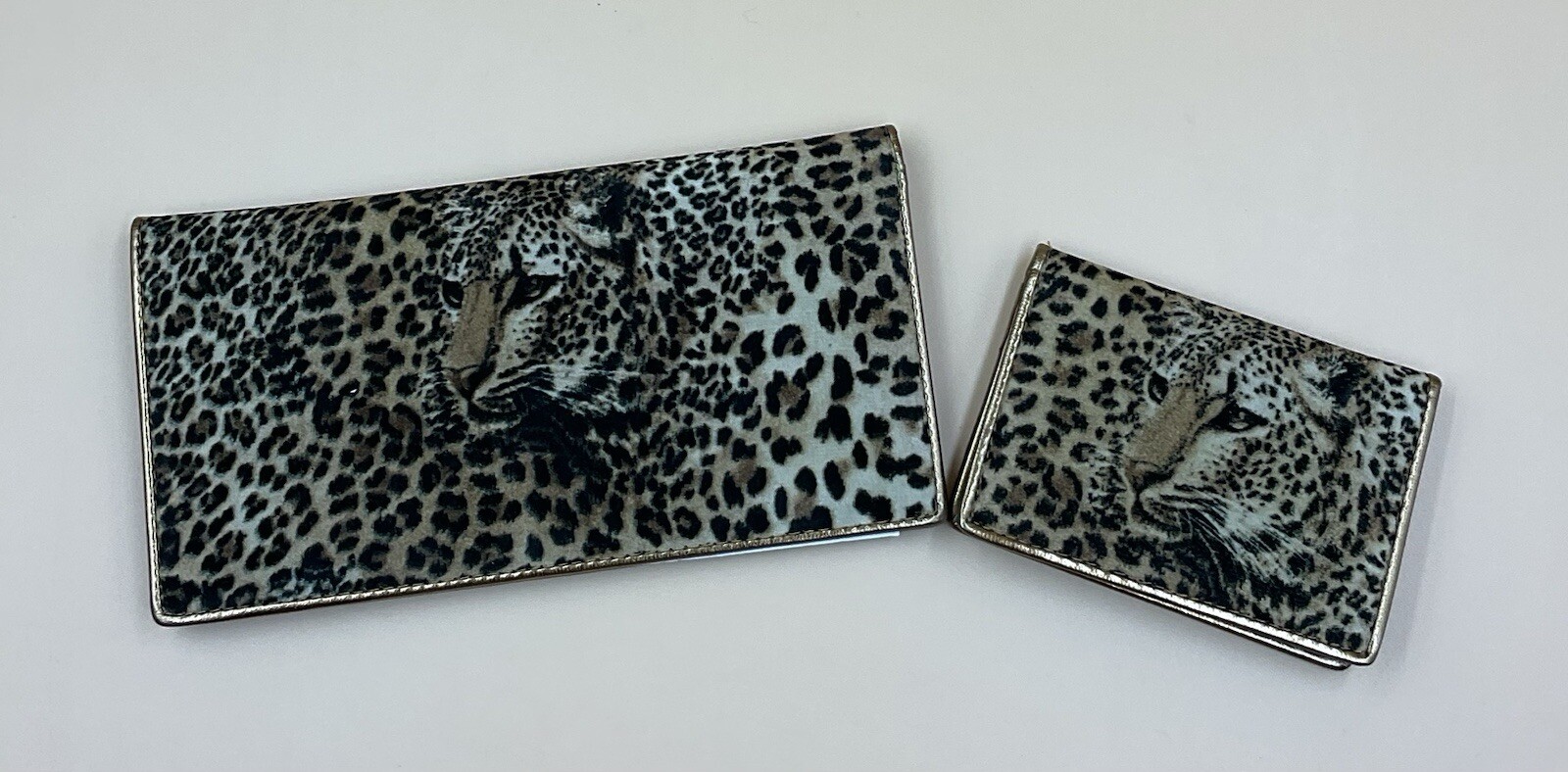 1970’s To 1980’ Vintage Leopard Faux Fur Wallet And C… - Gem