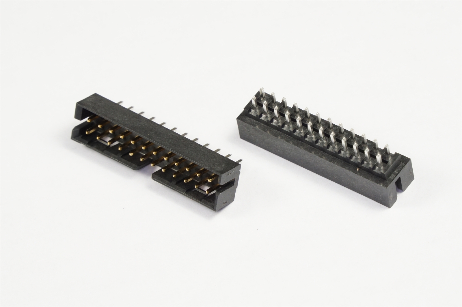 Lot of 2 87831-2420 Molex Shrouded Header 24 Pos 2mm Male Vert Thru ...