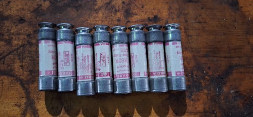 LOT OF 8 Gould TR60R, 60 Amp Tri-onic Class RK5 240V Time-Delay, Fuse ...