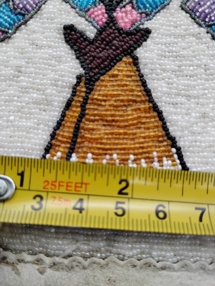 Vintage Native American Sioux Beaded Armband Cuffs Dance Regalia, Glass ...