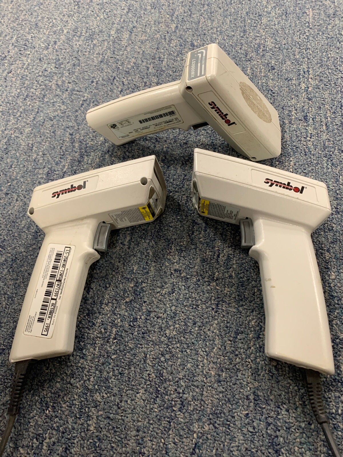 Lot Of 3: Symbol LS2000MX Barcode Hand Held Scanner LS-2501MX-I200A | eBay