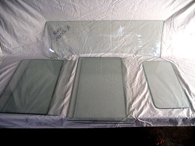 1928 1929 1930 1931 Ford Model A Tudor Sedan Glass Set Clear Vintage ...