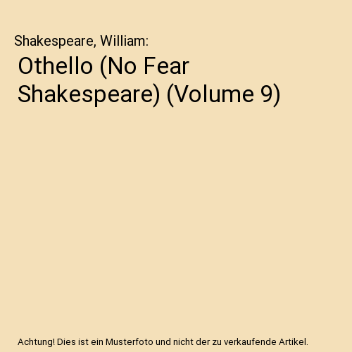 Othello (No Fear Shakespeare) (Volume 9), Shakespeare, William | eBay