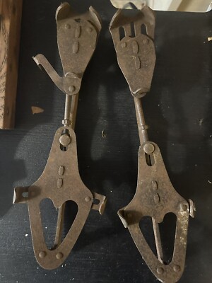 ANTIQUE B&B, BARNEY & BERRY, STEELE CLAMP ON ICE SKATES | eBay