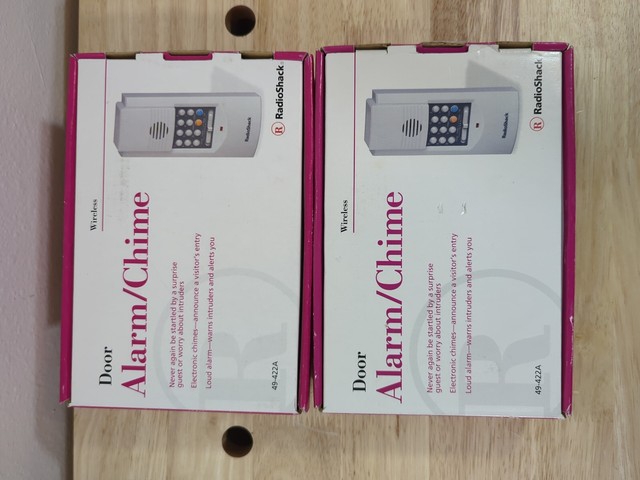 Radio Shack RadioShack Wireless Door Alarm and Entry Chime 49-422a for ...