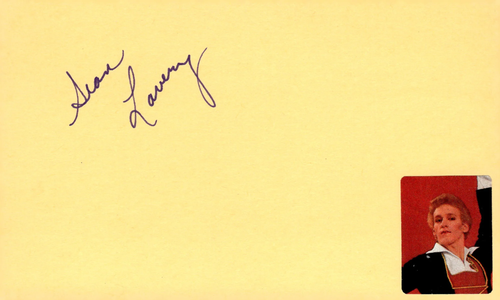 Sean Lavery Signed Auto 3x5 Index Card Ballet/Dance | eBay