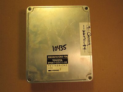 89-90-91-92 TOYOTA CRESSIDA CALIF USED REMAN ECU ECM COMPUTER 89661 ...