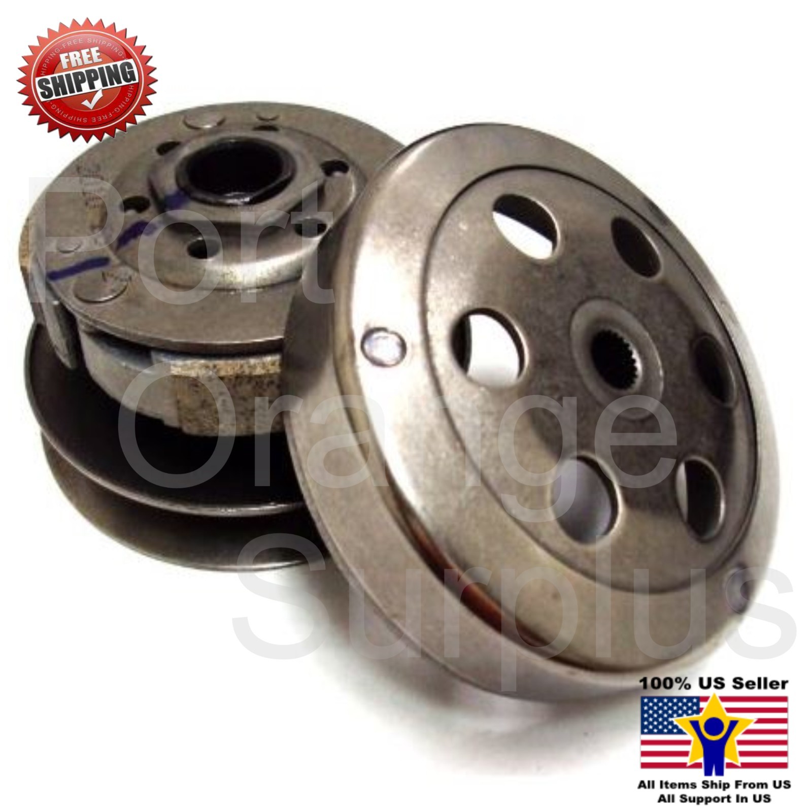 Rear Clutch GY6 49cc 50cc Moped Scooter Kazuma SUNL Roketa TaoTao Wolf ...