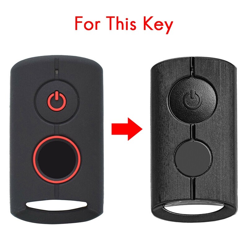 Black Motor Remote Key Fob Case for NVX155 XMAX XMAX300 AEROX JAUNS 20 ...