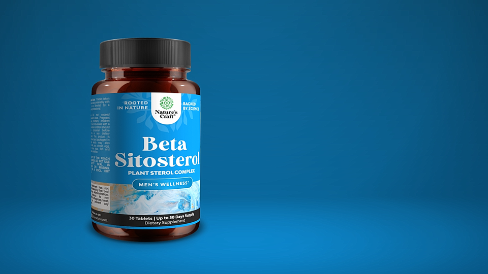Plant Sterols and Stanols Complex Beta Sitosterol 500mg Per Serving for ...