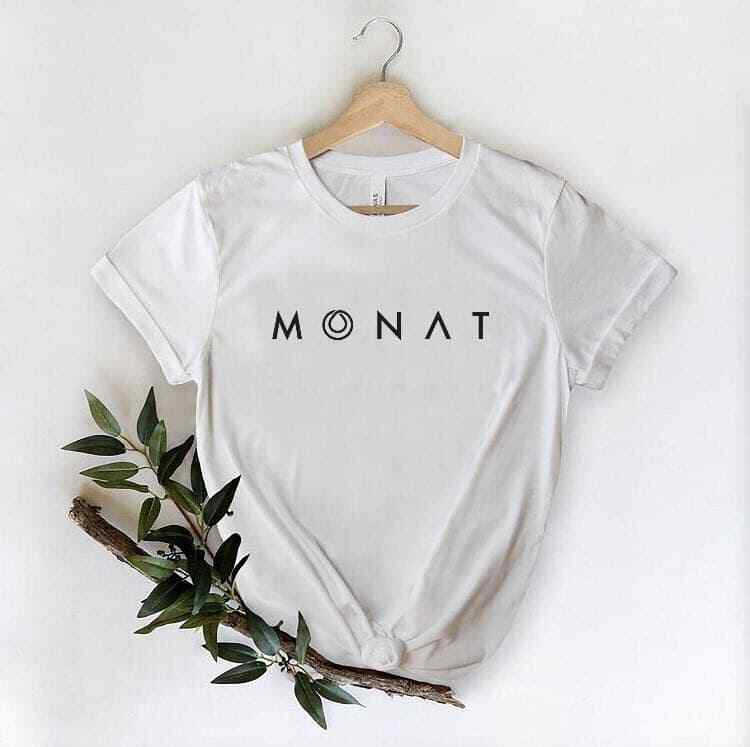 WOMEN'S MONAT T-SHIRT NEW! VARIOUS COLORS ARE CUSTOMIZED BY ORDER 227 ...