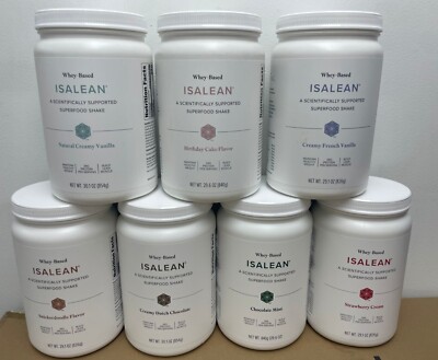 Isagenix Isalean Shake Canister, 29.1 oz - ALL FLAVORS - EXP 2-25 | eBay