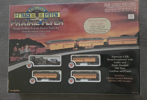 Bachmann 24004 PRAIRIE FLYER N Scale Electric Train E-Z Track Ready-to ...