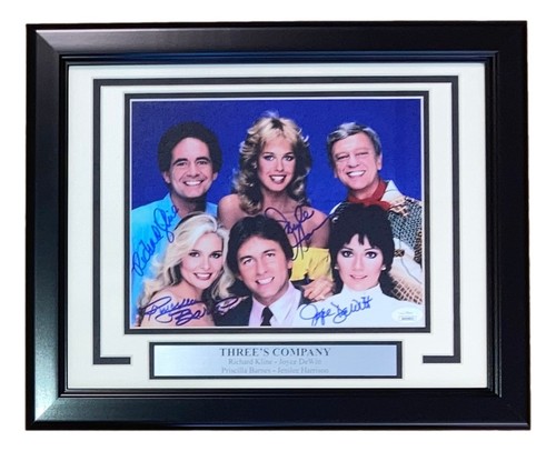 Kline DeWitt Banes Harrison Signed Framed 8x10 Three's Company Photo ...