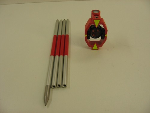 ORIGINAL LEICA GMP111 MINI PRISM WITH ORIGINAL ALUMINUM POLE | eBay