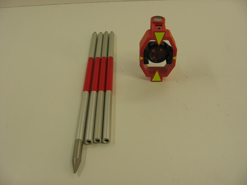 ORIGINAL LEICA GMP111 MINI PRISM WITH ORIGINAL ALUMINUM POLE | eBay