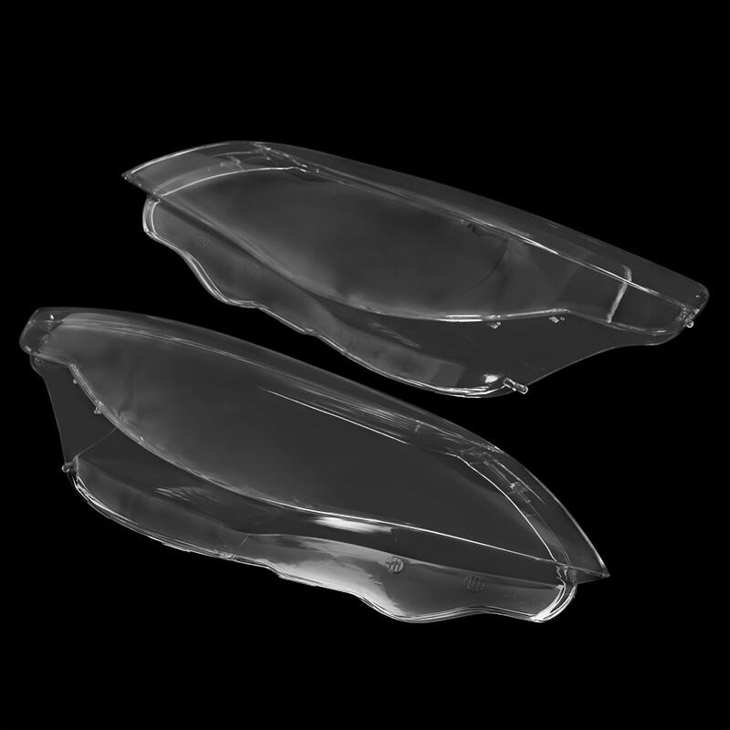 Pair Headlight Headlamp Lens Cover Clear For BMW E60 E61 5Series 525i ...