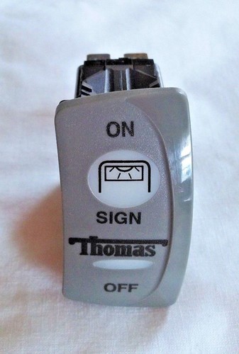 Thomas Built Buses TBB52003185 SIGN Curved Rocker Switch On/Off, SPST ...